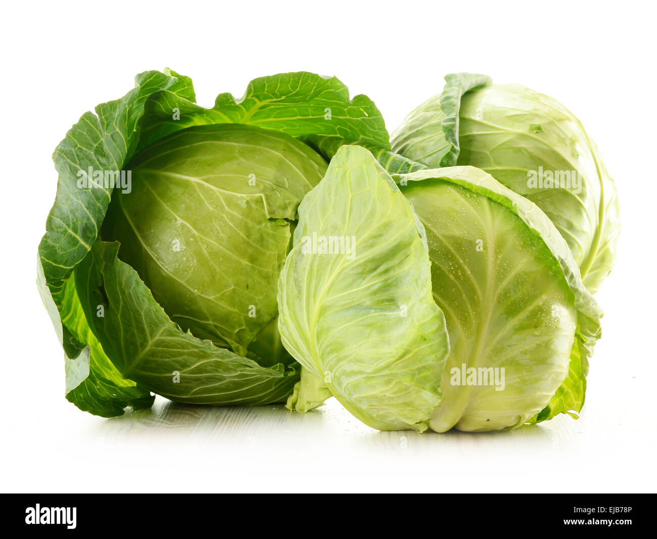 Cabbage isolated on white Stock Photo - Alamy