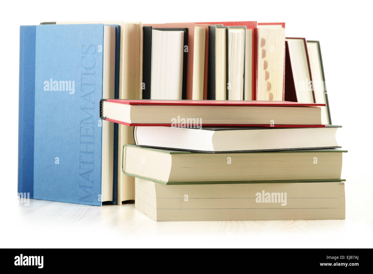 Books on the table Stock Photo - Alamy