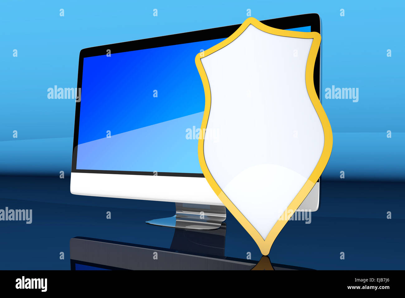 Secure Computer system Stock Photo - Alamy