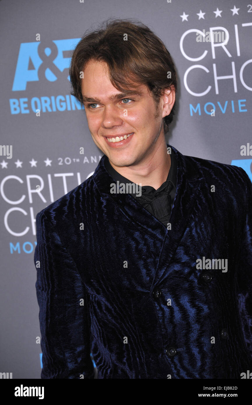 LOS ANGELES, CA - JANUARY 15, 2015: Ellar Coltrane at the 20th Annual ...