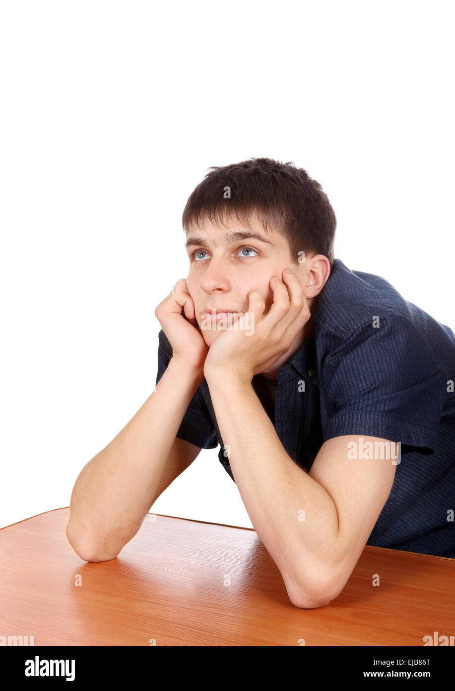Teenager thinking hi-res stock photography and images - Alamy