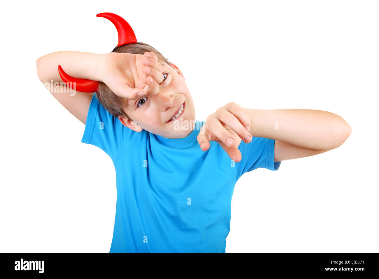 Devil horns hi-res stock photography and images - Alamy