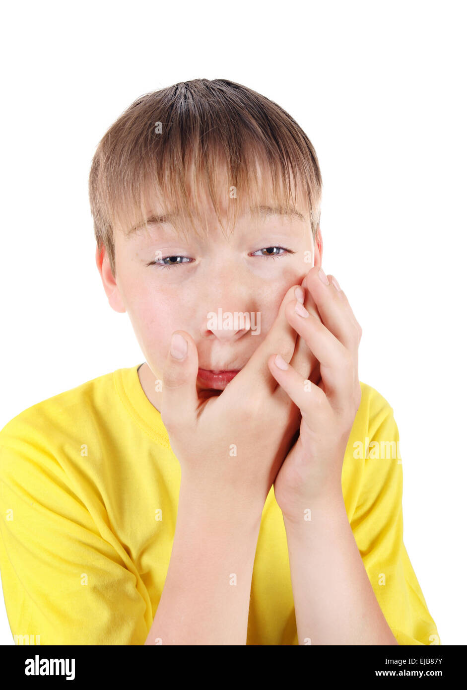 Toothache boy hi-res stock photography and images - Alamy