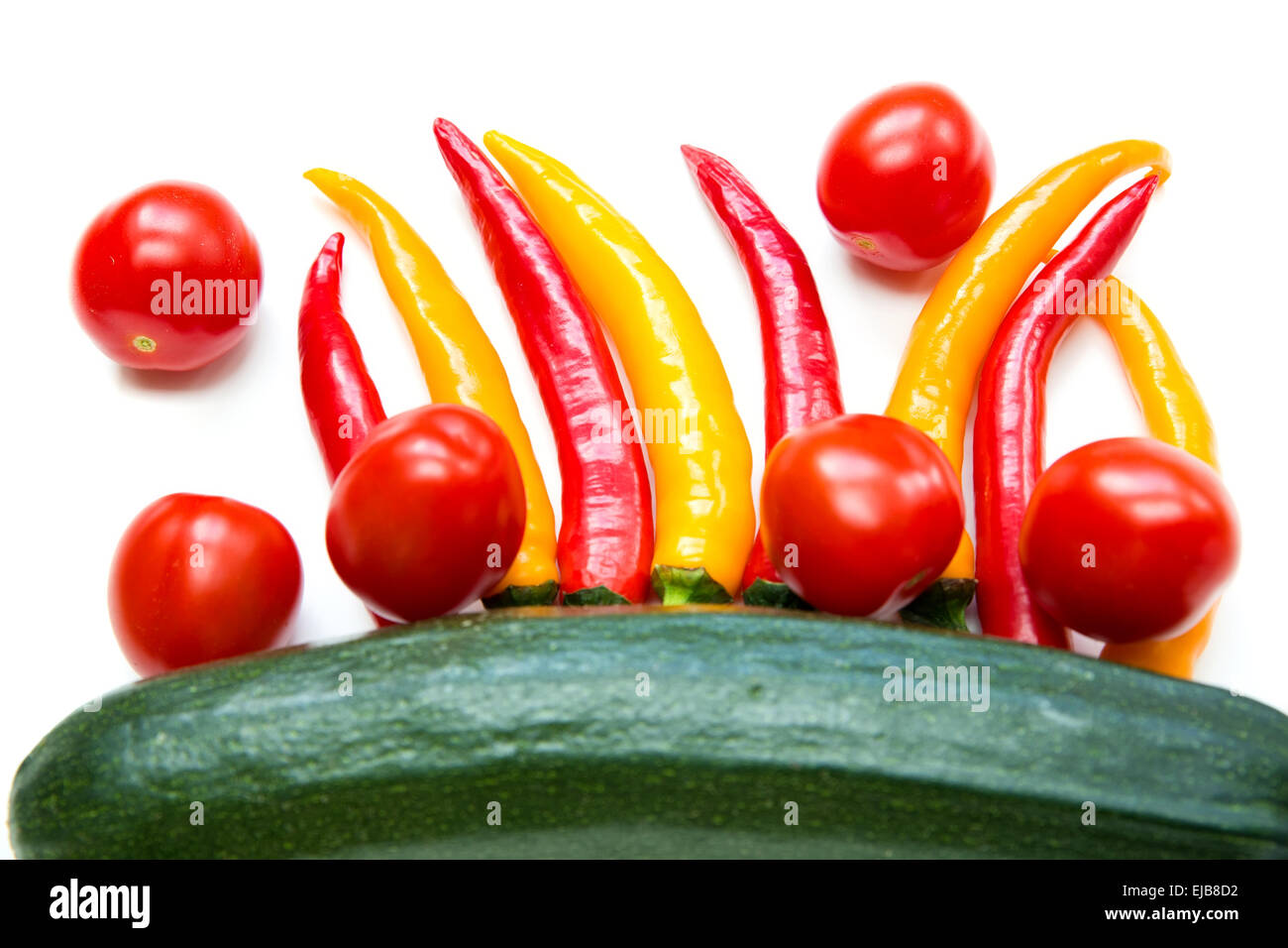 Chillis and Vegetables Stock Photo - Alamy