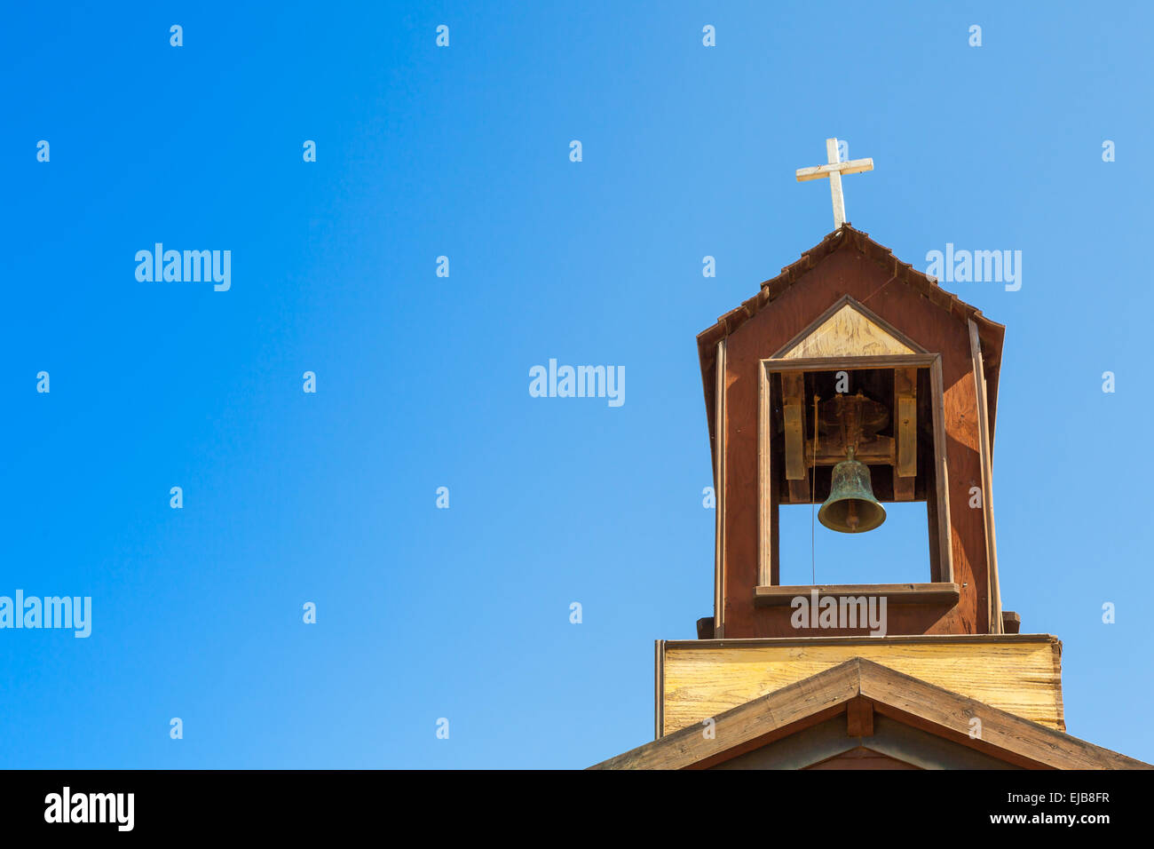 Old spanish tower brass bell hi-res stock photography and images - Alamy