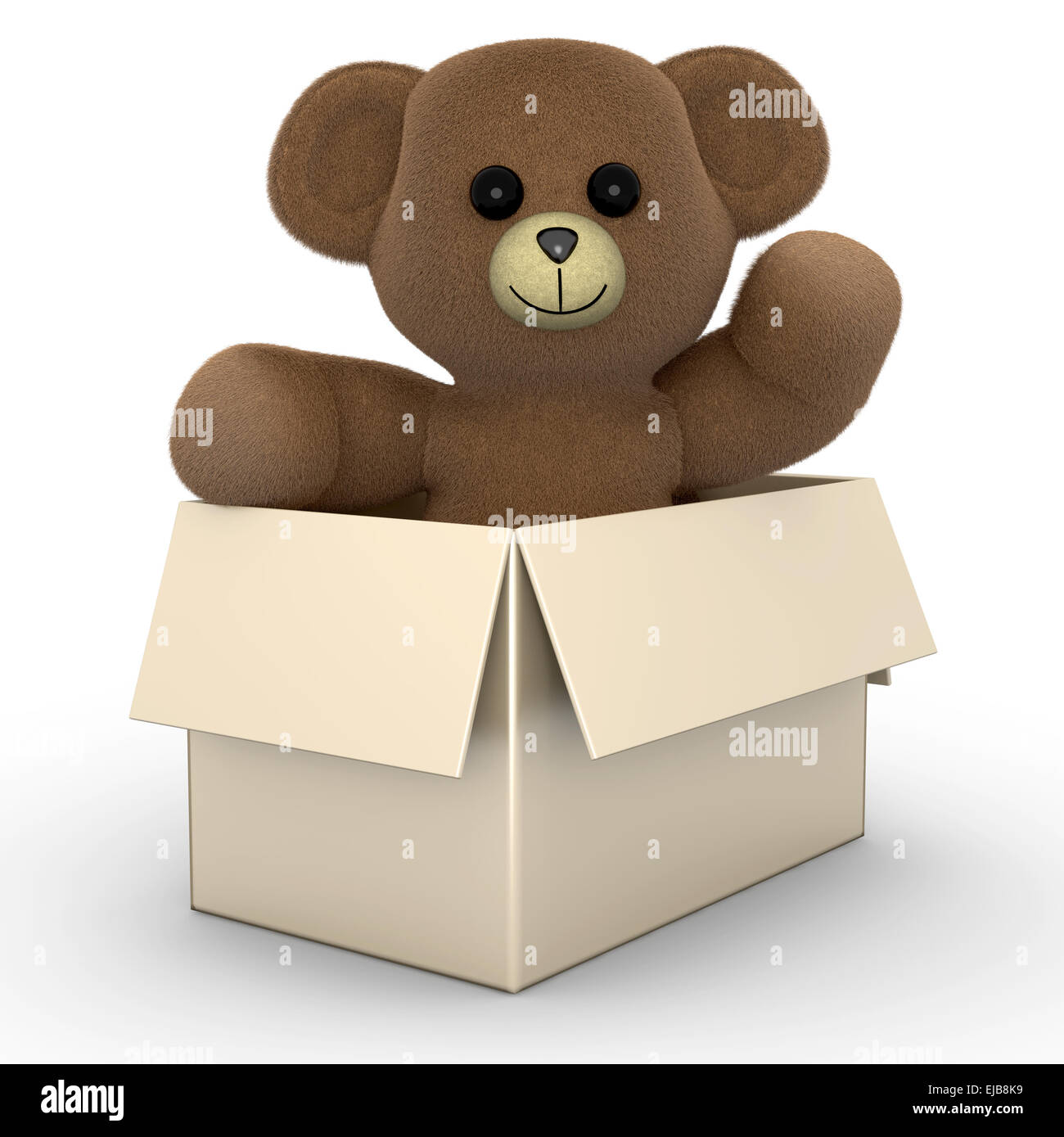 3d render teddy bear in hi-res stock photography and images - Alamy