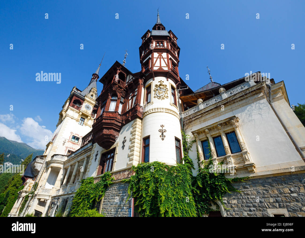Peles Castle (Romania Stock Photo - Alamy