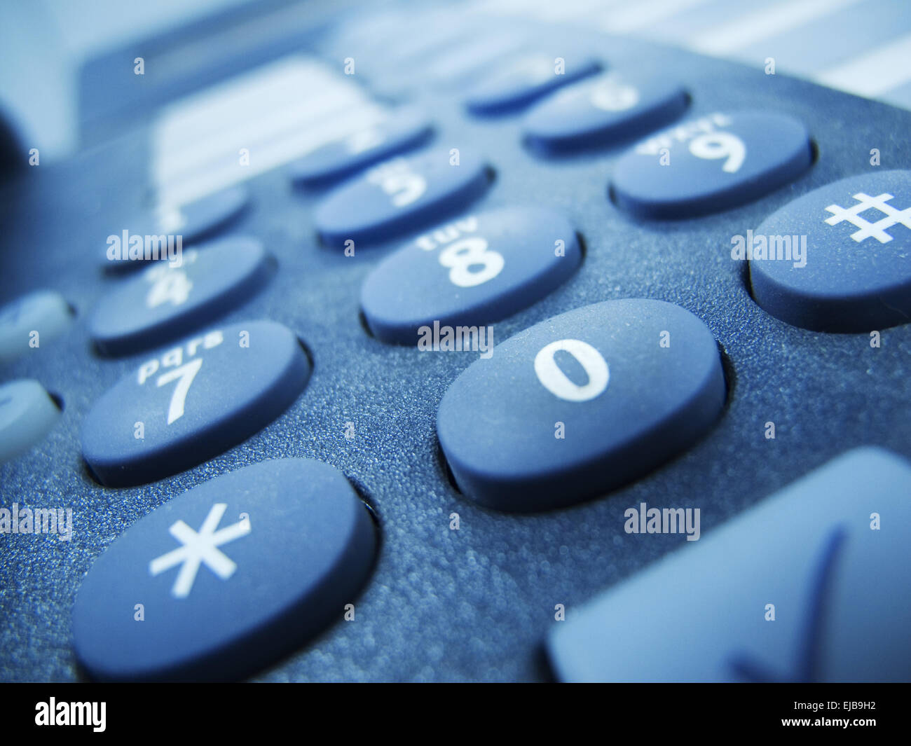 blue number keys Stock Photo - Alamy