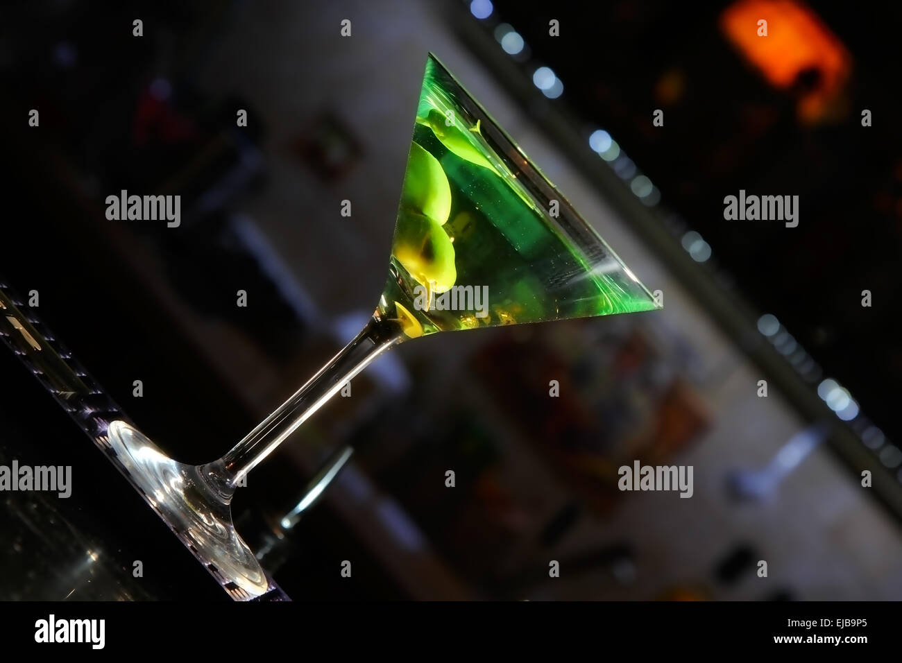 alcohol drinks on bar. cocktail Stock Photo - Alamy