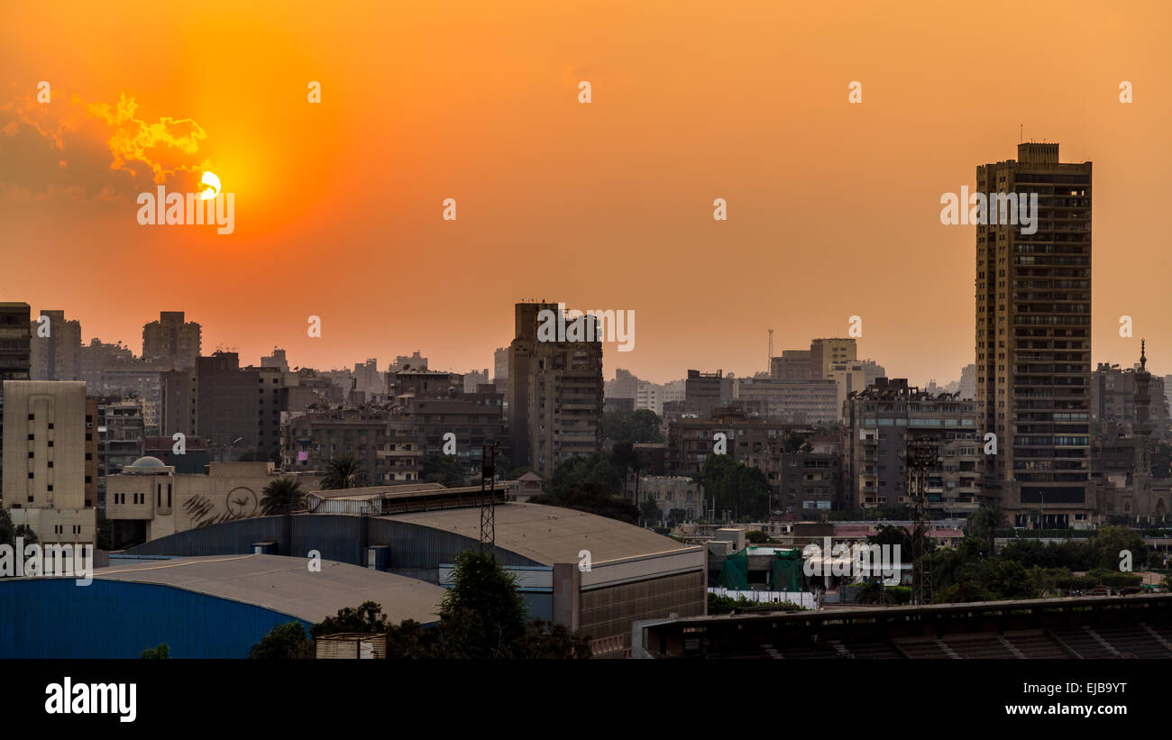 Cairo at sunset hi-res stock photography and images - Alamy