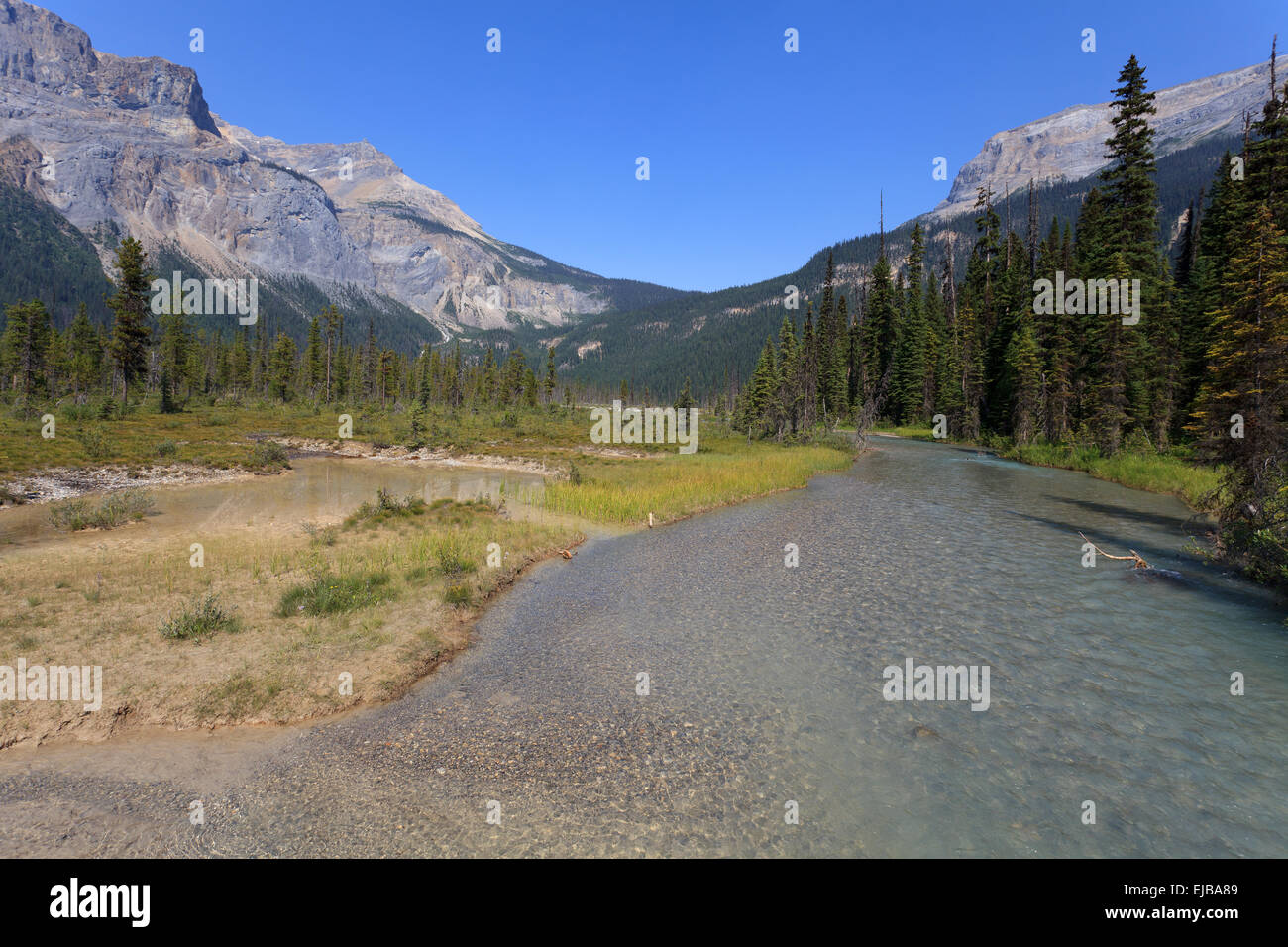 Canadian river country Stock Photo - Alamy