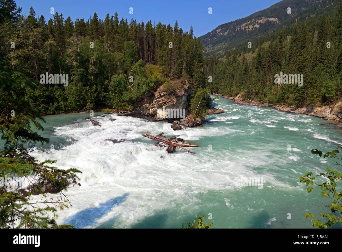 Canadian river landscape Stock Photo - Alamy