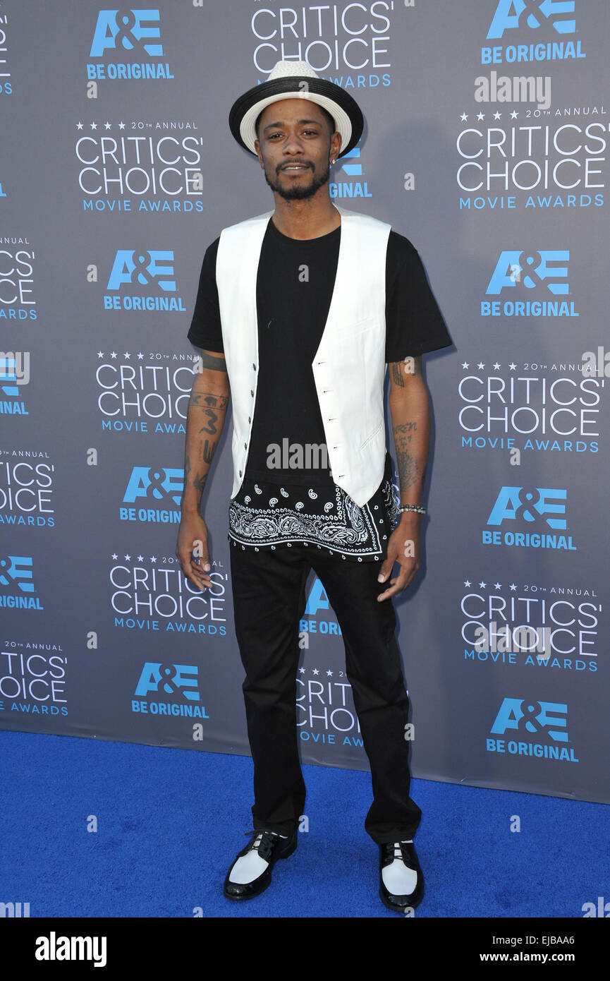 LOS ANGELES, CA - JANUARY 15, 2015: Keith Stanfield at the 20th Annual ...