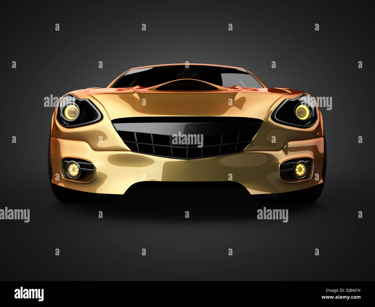 luxury brandless sport car Stock Photo - Alamy