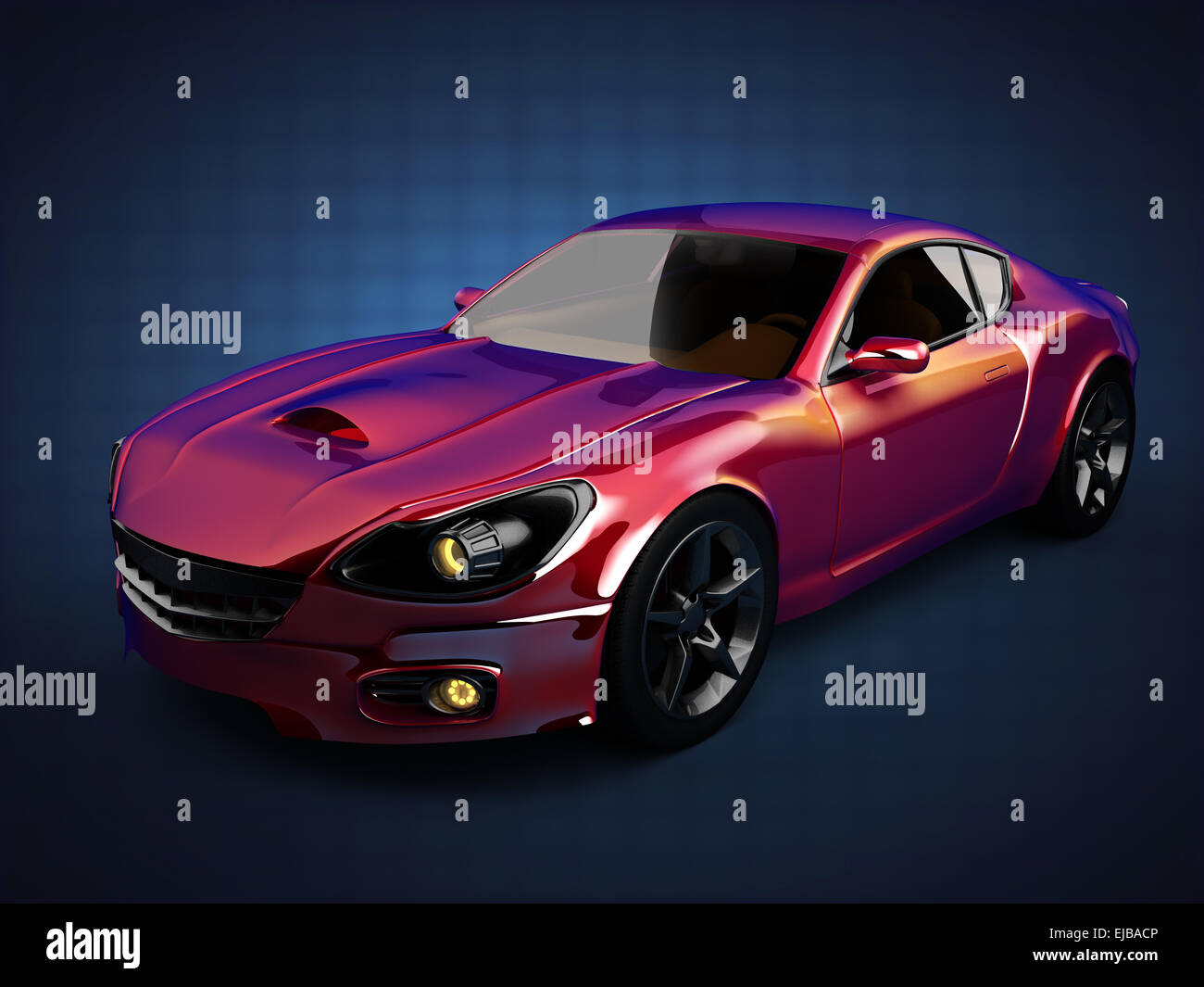 luxury brandless sport car Stock Photo - Alamy