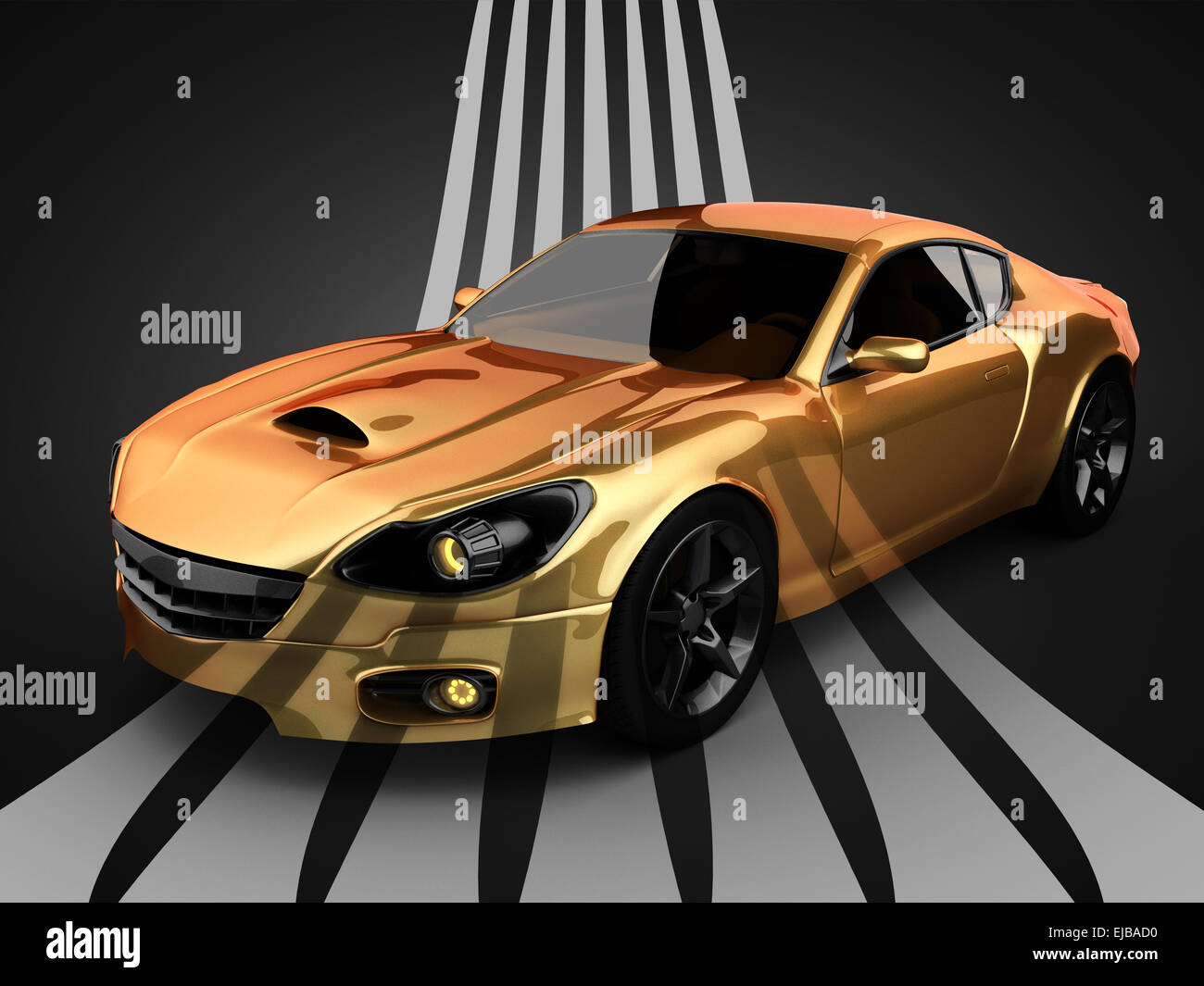 luxury brandless sport car Stock Photo - Alamy