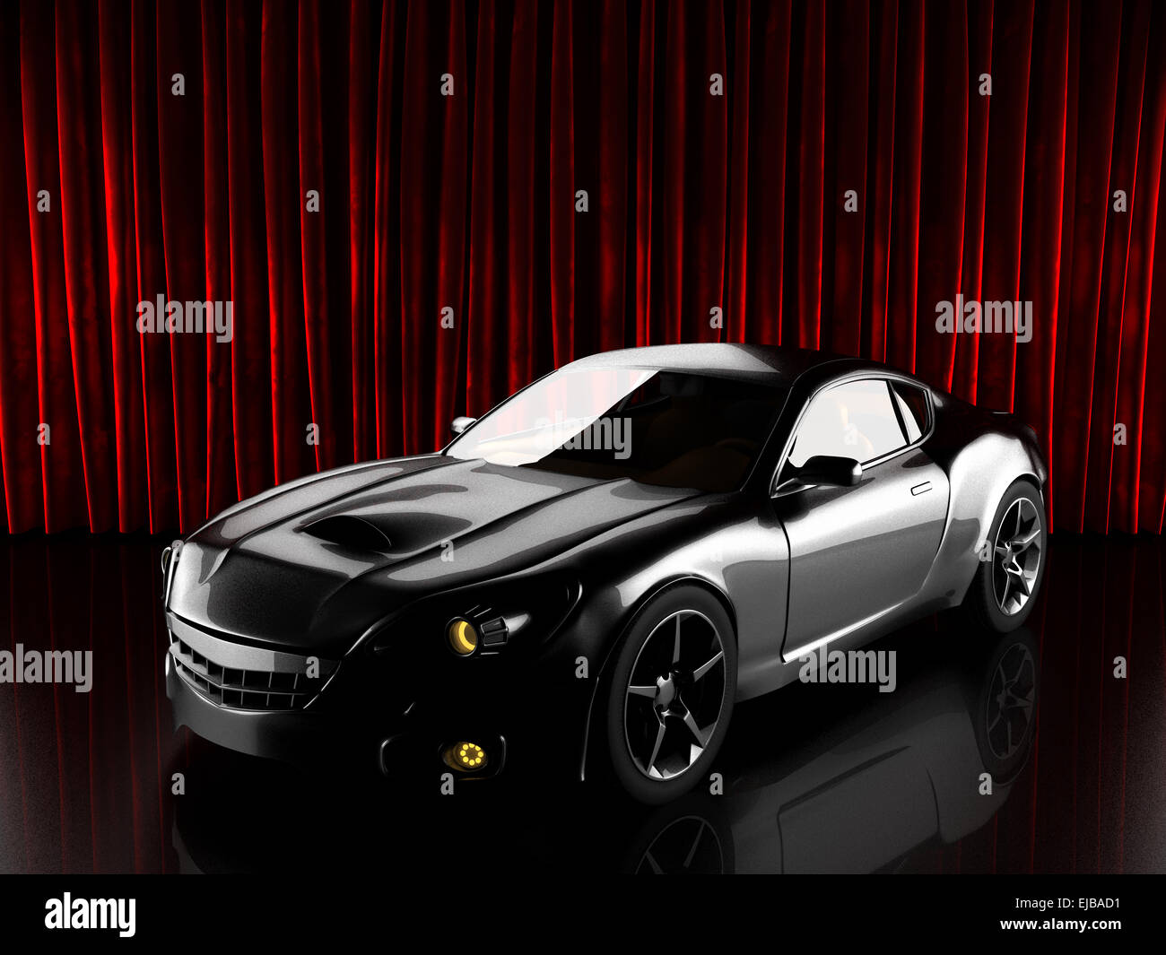luxury brandless sport car Stock Photo - Alamy