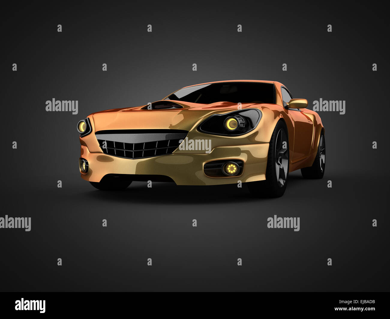 luxury brandless sport car Stock Photo - Alamy