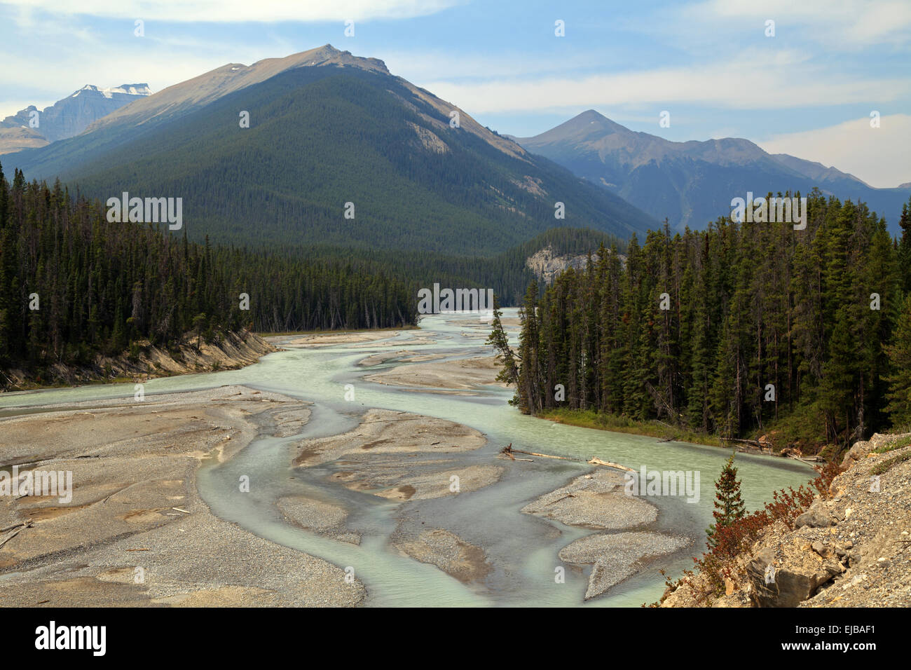 Canadian river landscape Stock Photo - Alamy