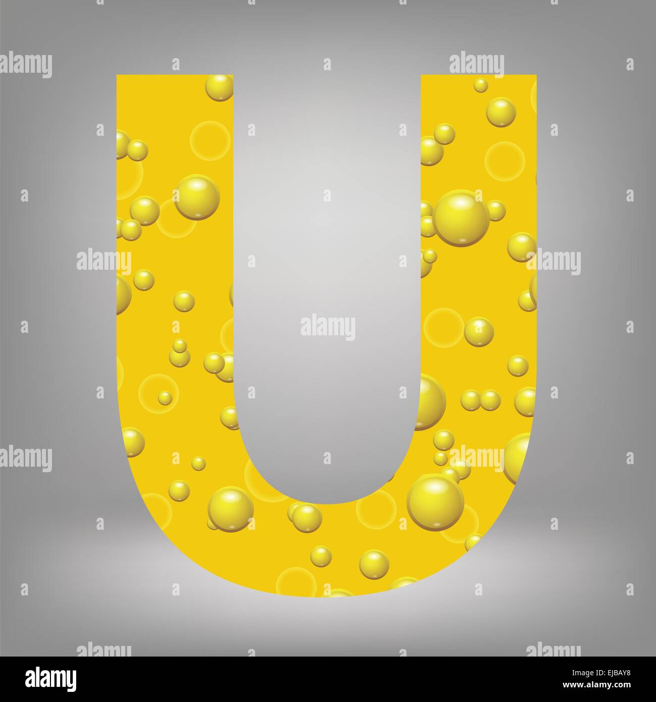 beer letter U Stock Photo - Alamy