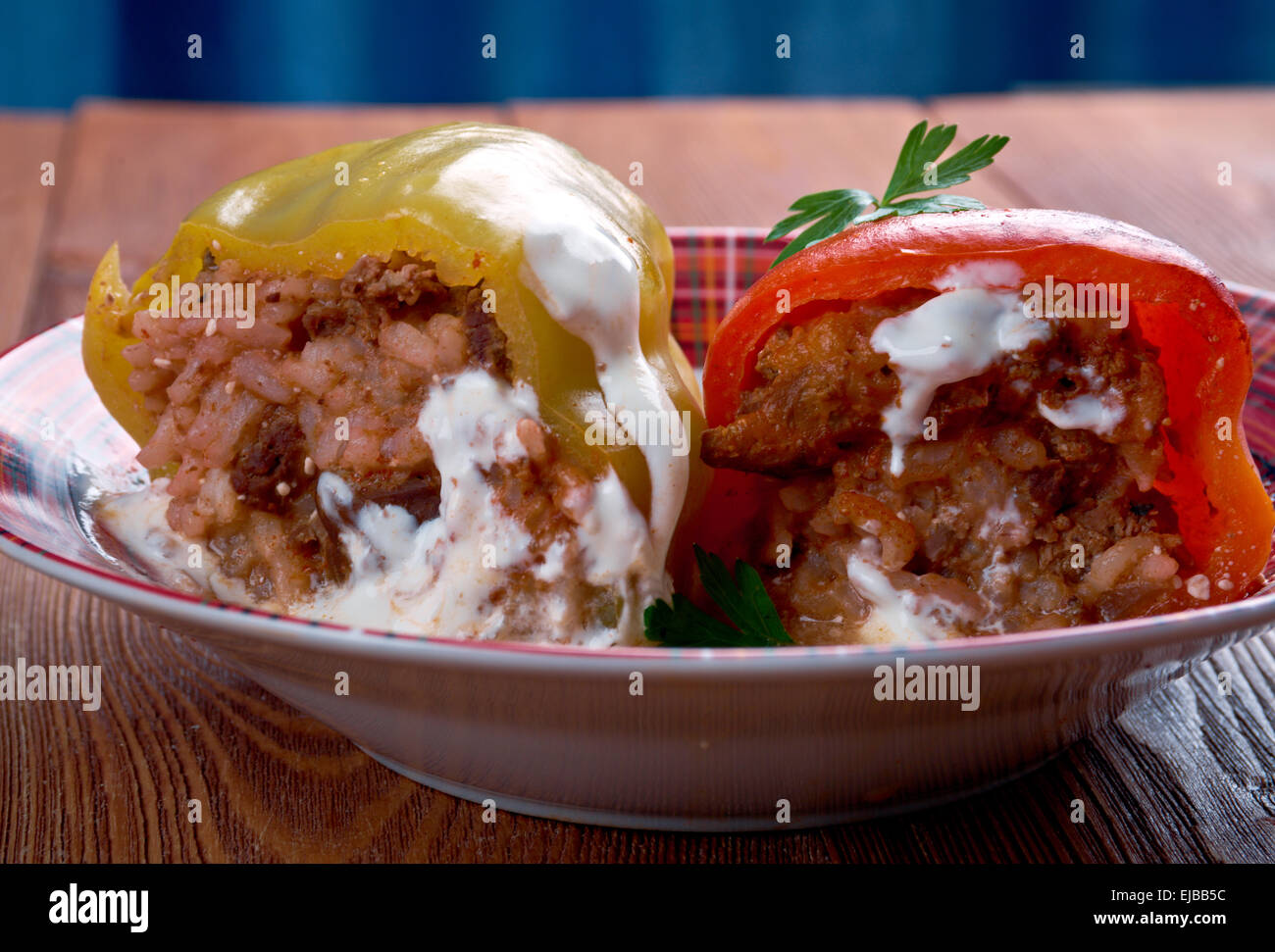 Stuffed paprika with liver hi-res stock photography and images - Alamy