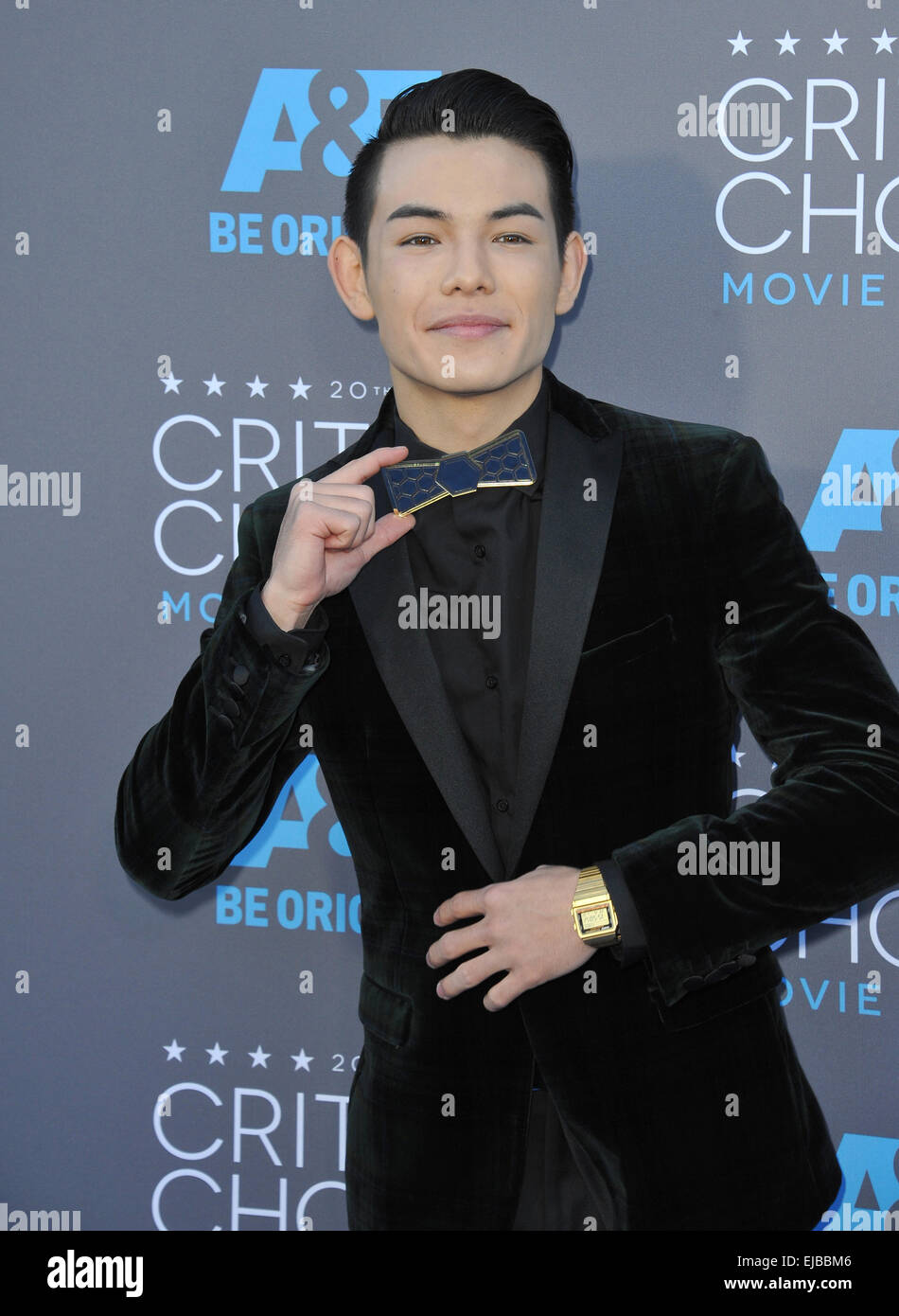 LOS ANGELES, CA - JANUARY 15, 2015: Ryan Potter at the 20th Annual ...