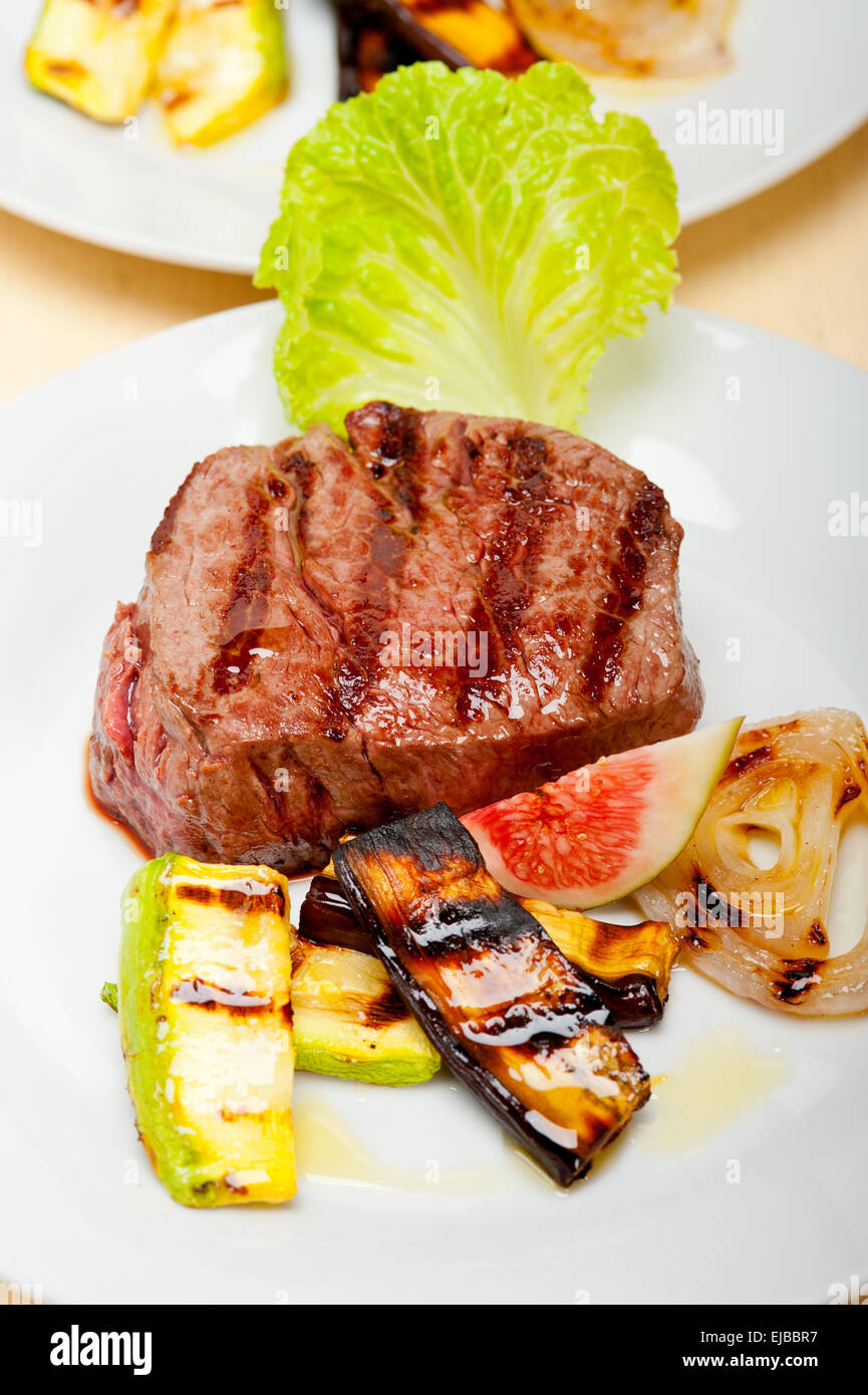 grilled beef filet mignon Stock Photo - Alamy