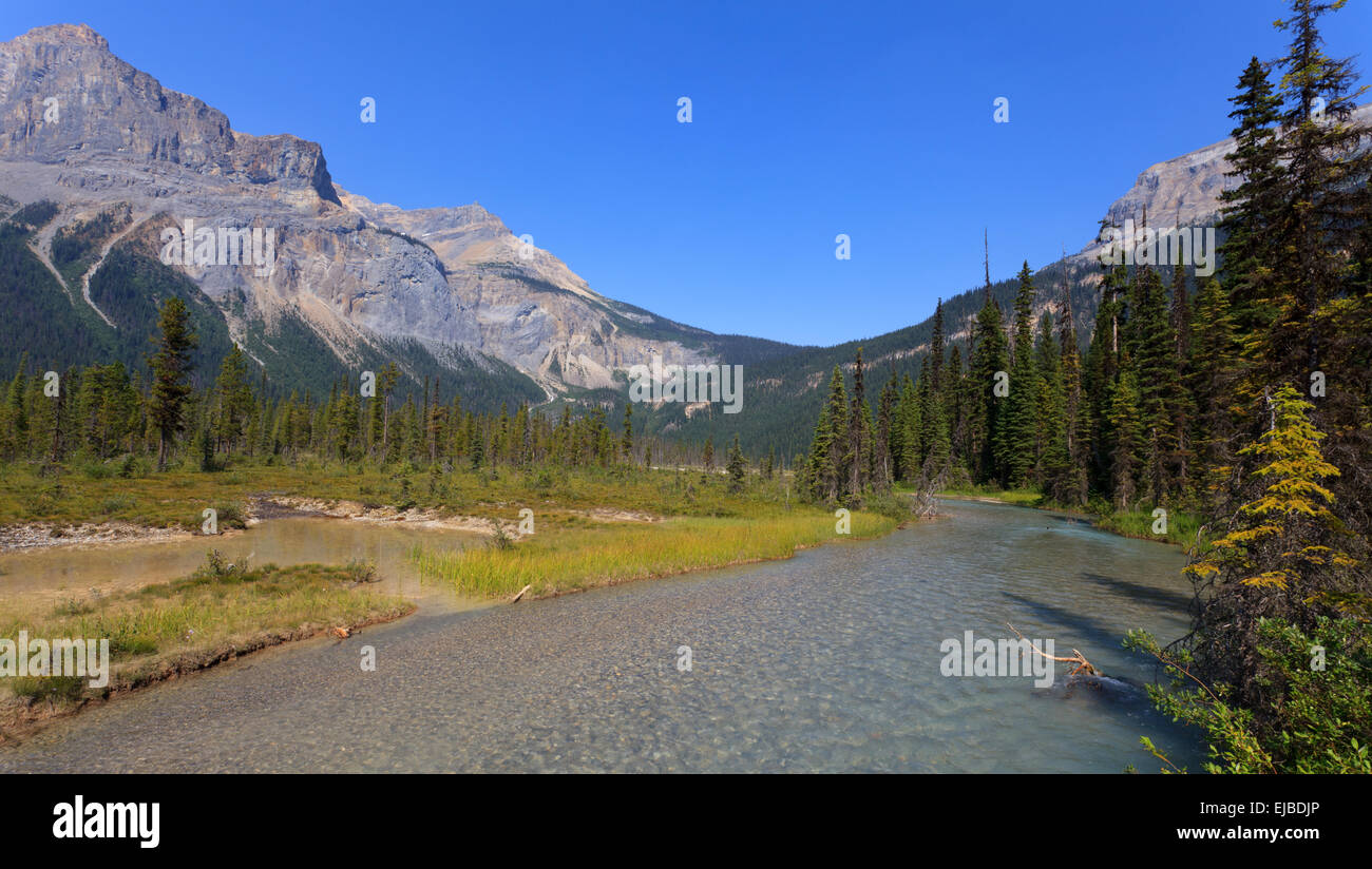 Canadian river landscape Stock Photo - Alamy
