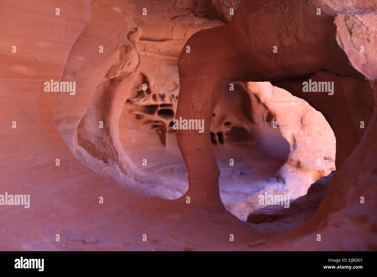 Windstone Arch Valley of Fire Nevada Stock Photo - Alamy