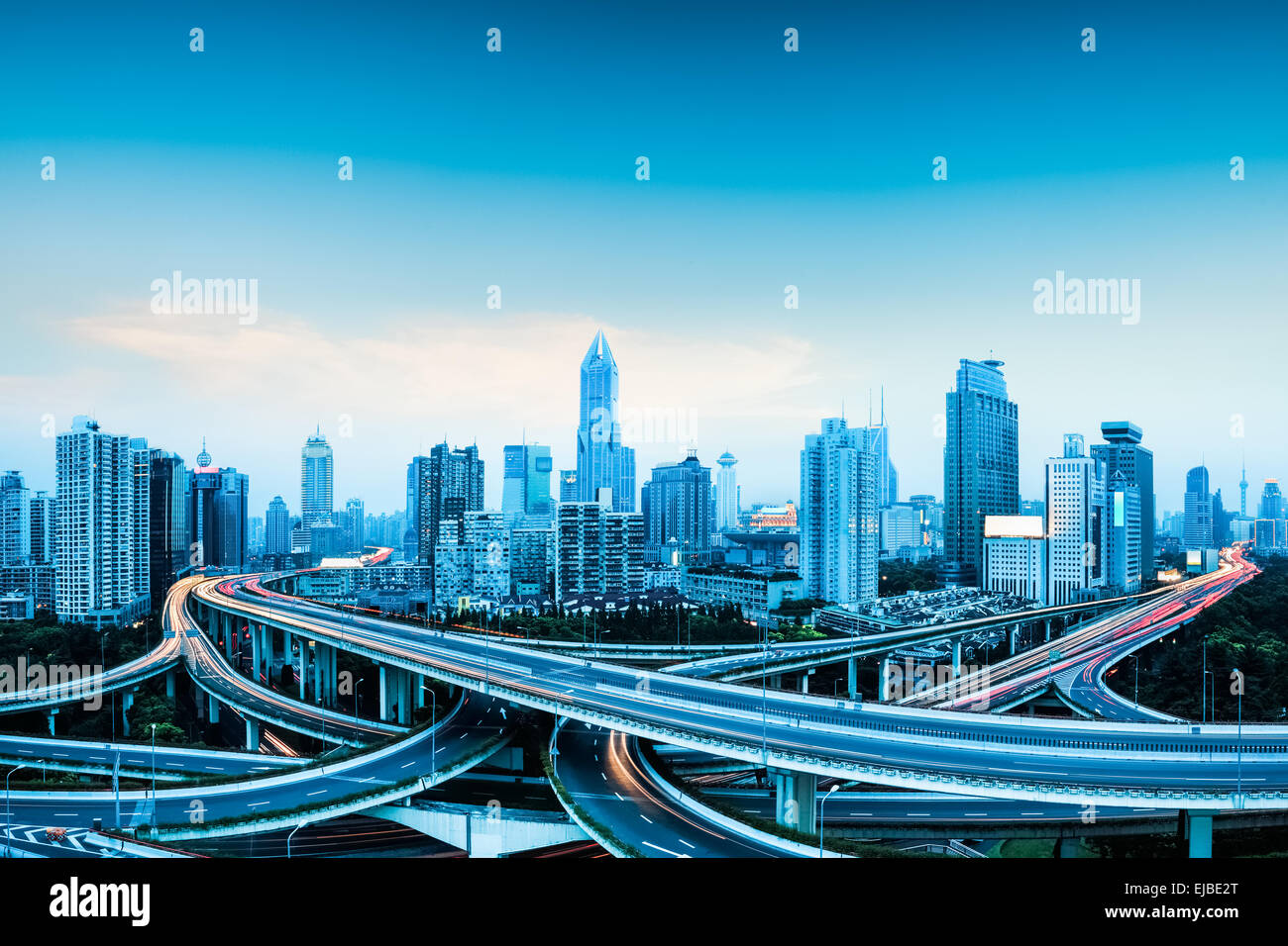 city highway overpass panoramic Stock Photo - Alamy