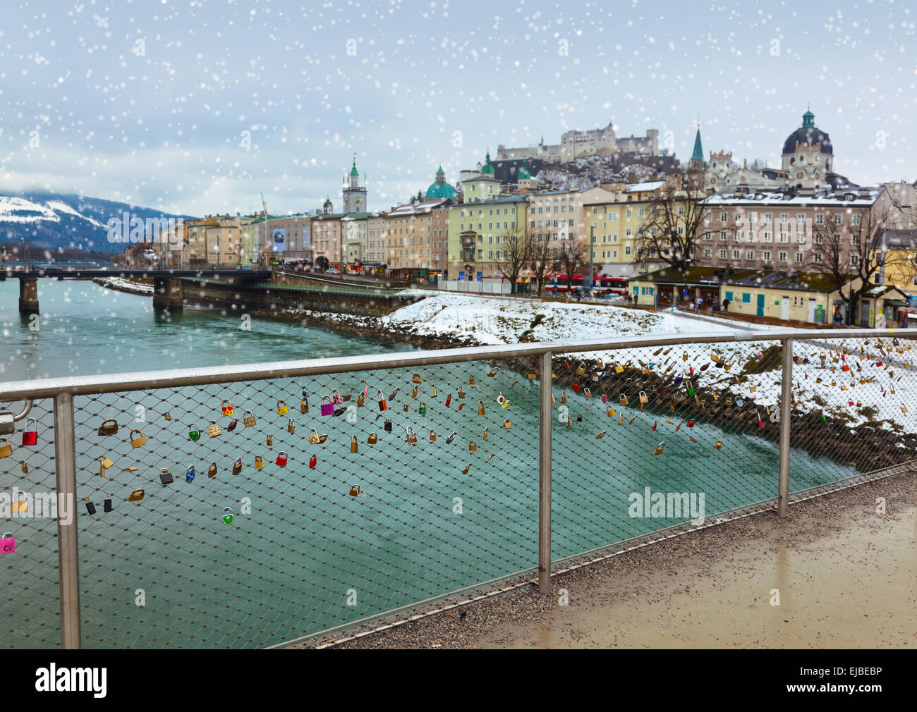 Love locks hang in hi-res stock photography and images - Alamy
