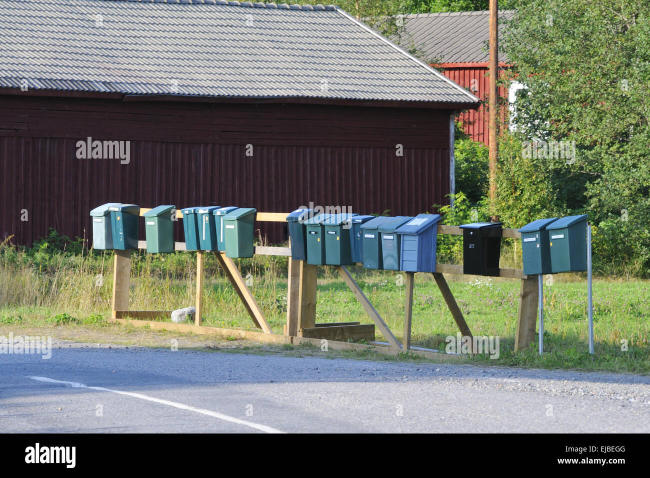 Sea of mail boxes hi-res stock photography and images - Alamy
