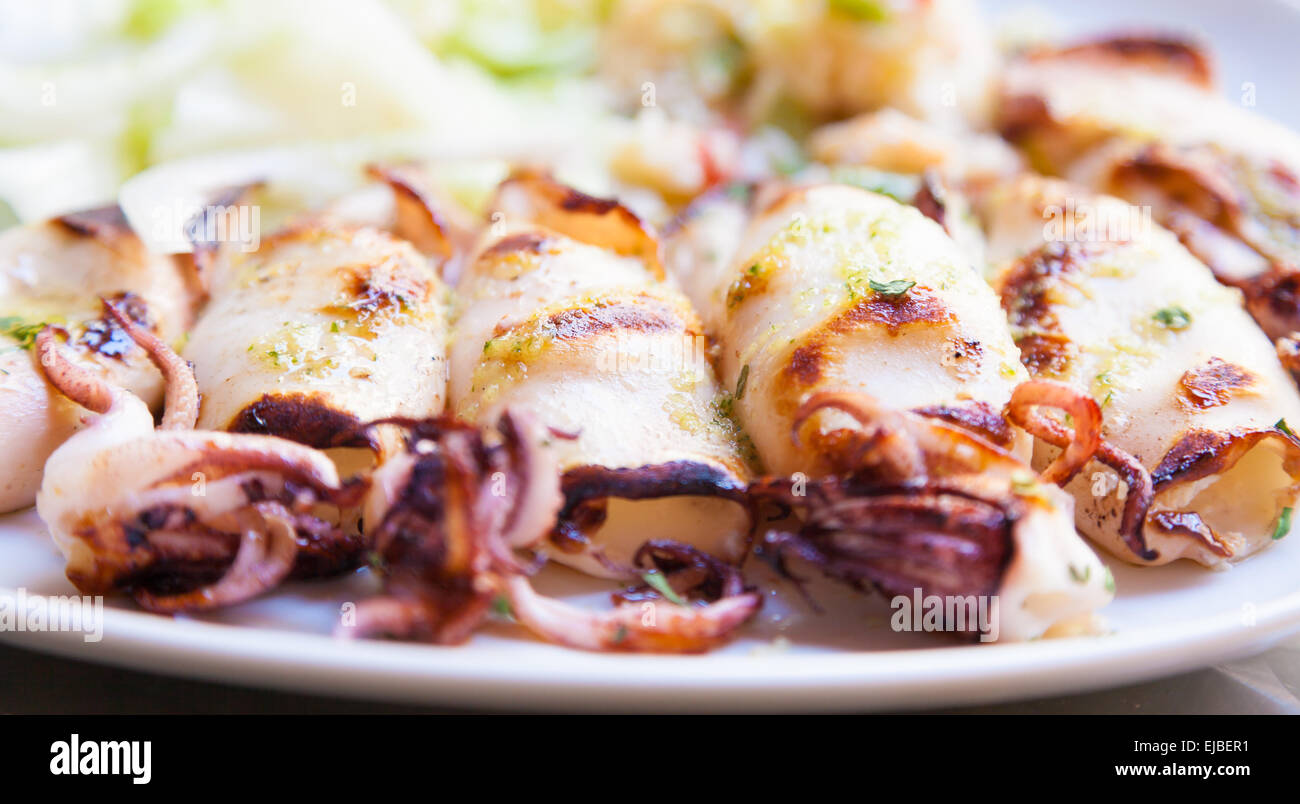 Italian calamari hi-res stock photography and images - Alamy