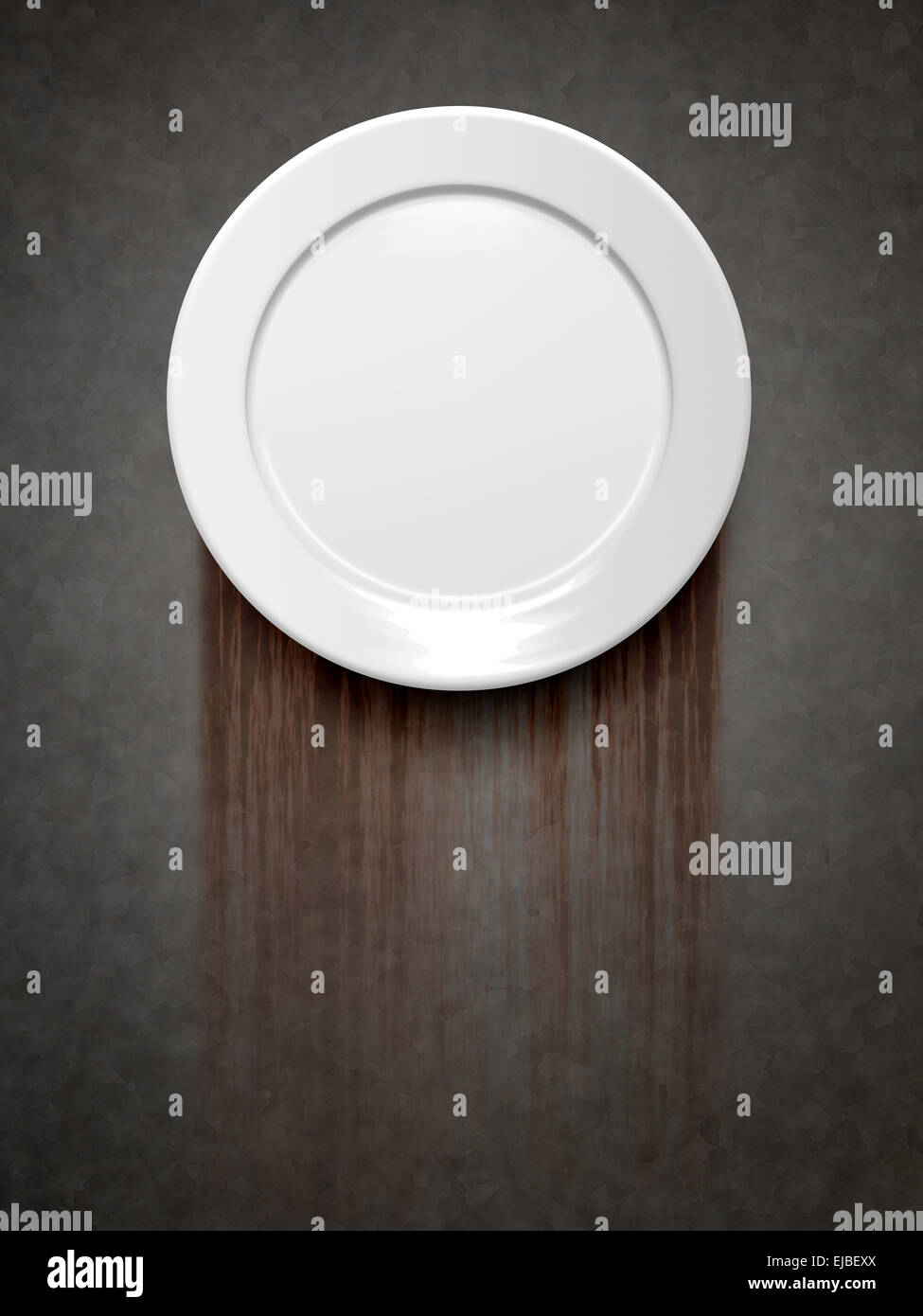Grey empty plate hi-res stock photography and images - Alamy