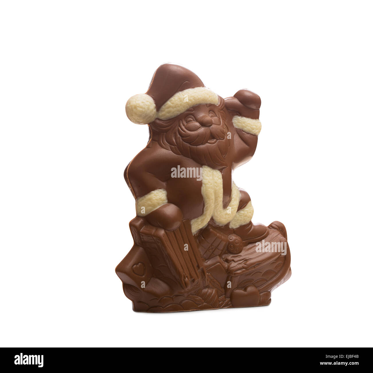 Chocolate santa claus hi-res stock photography and images - Alamy