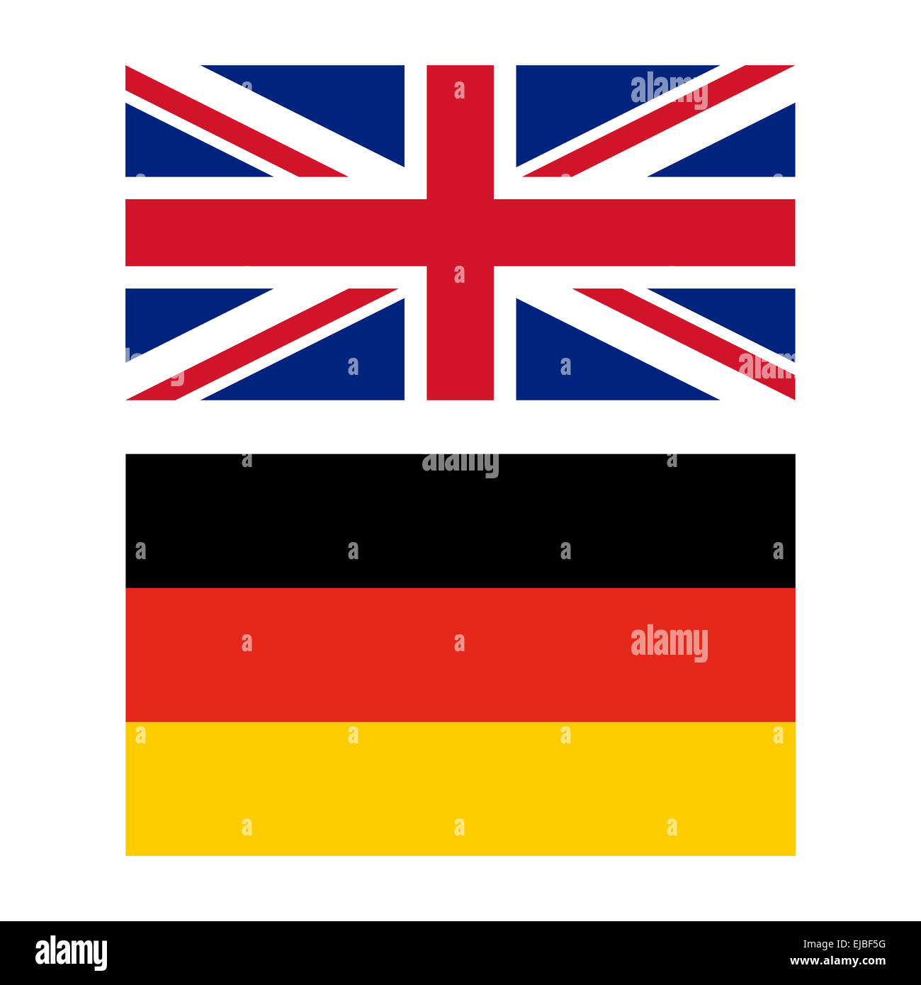 Flag of United Kingdom and Germany Stock Photo - Alamy