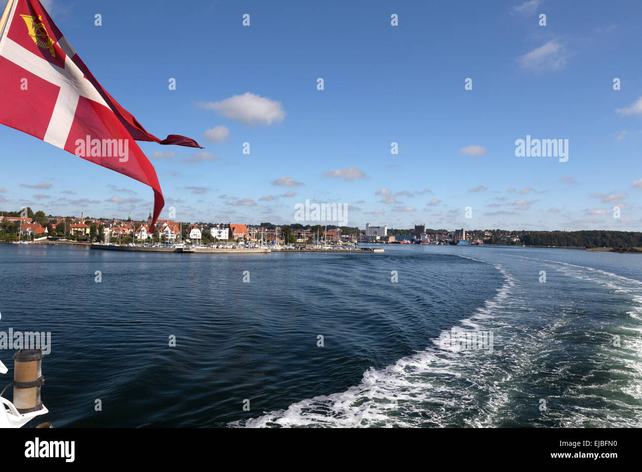 Svendborg with Dannebrog Stock Photo - Alamy