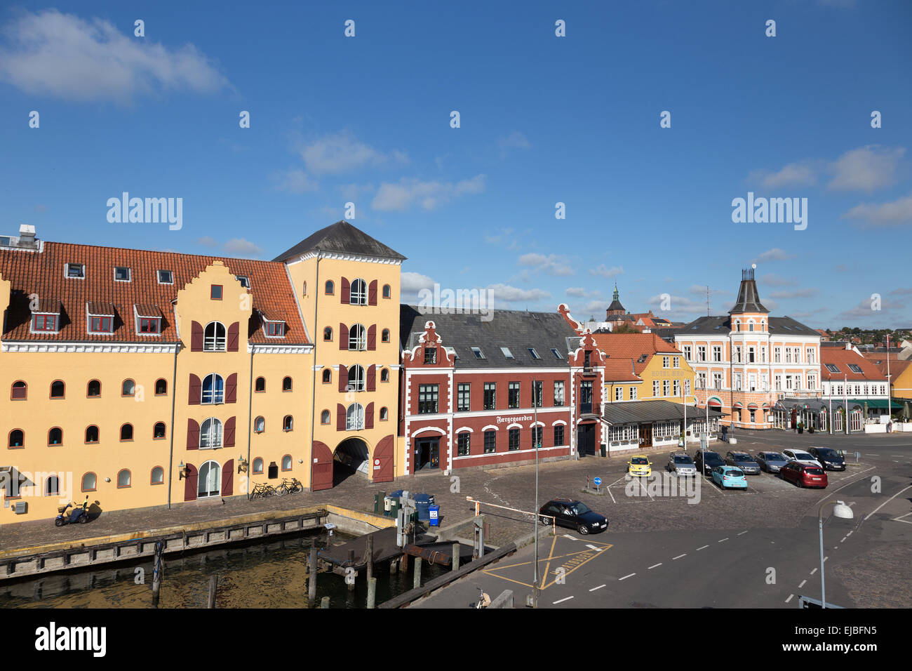 Svendborg Harbour View Stock Photo - Alamy