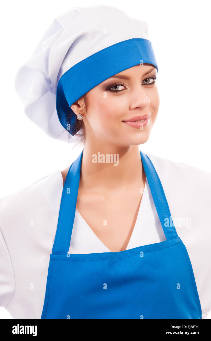 girl in clothes cook Stock Photo - Alamy