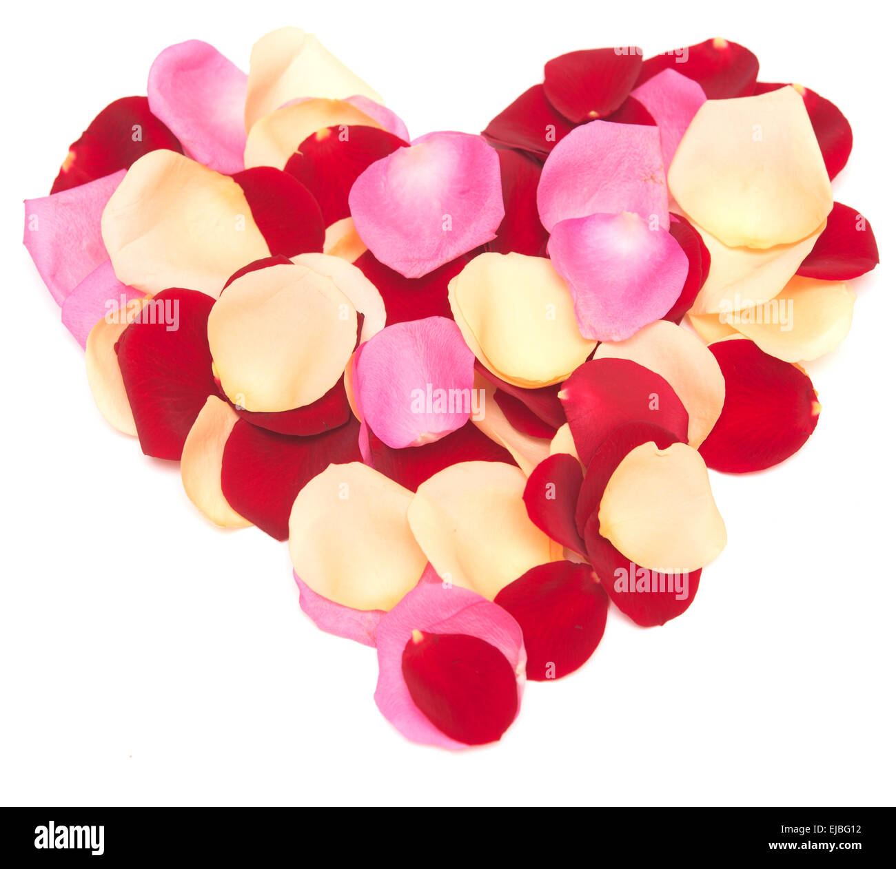 Red rose heart shape shaped Cut Out Stock Images & Pictures - Alamy