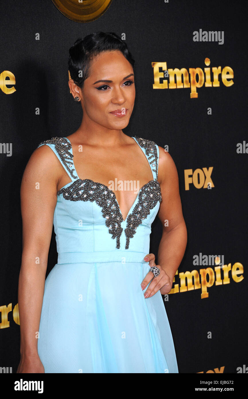 LOS ANGELES, CA - JANUARY 6, 2015: Grace Gealey at the premiere of Fox ...