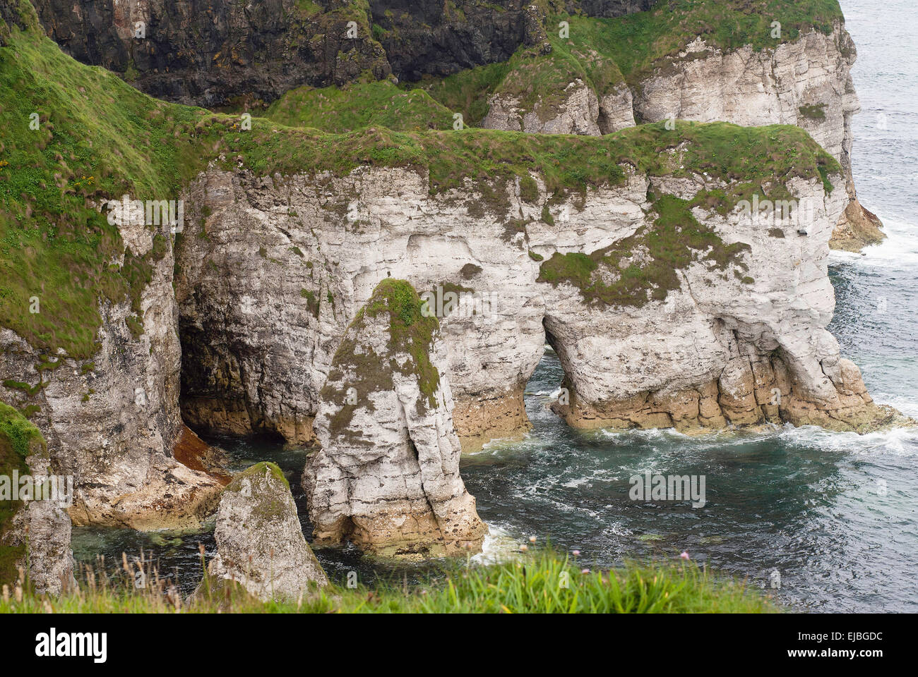 Northern Irish Coast in County Antrim Stock Photo - Alamy