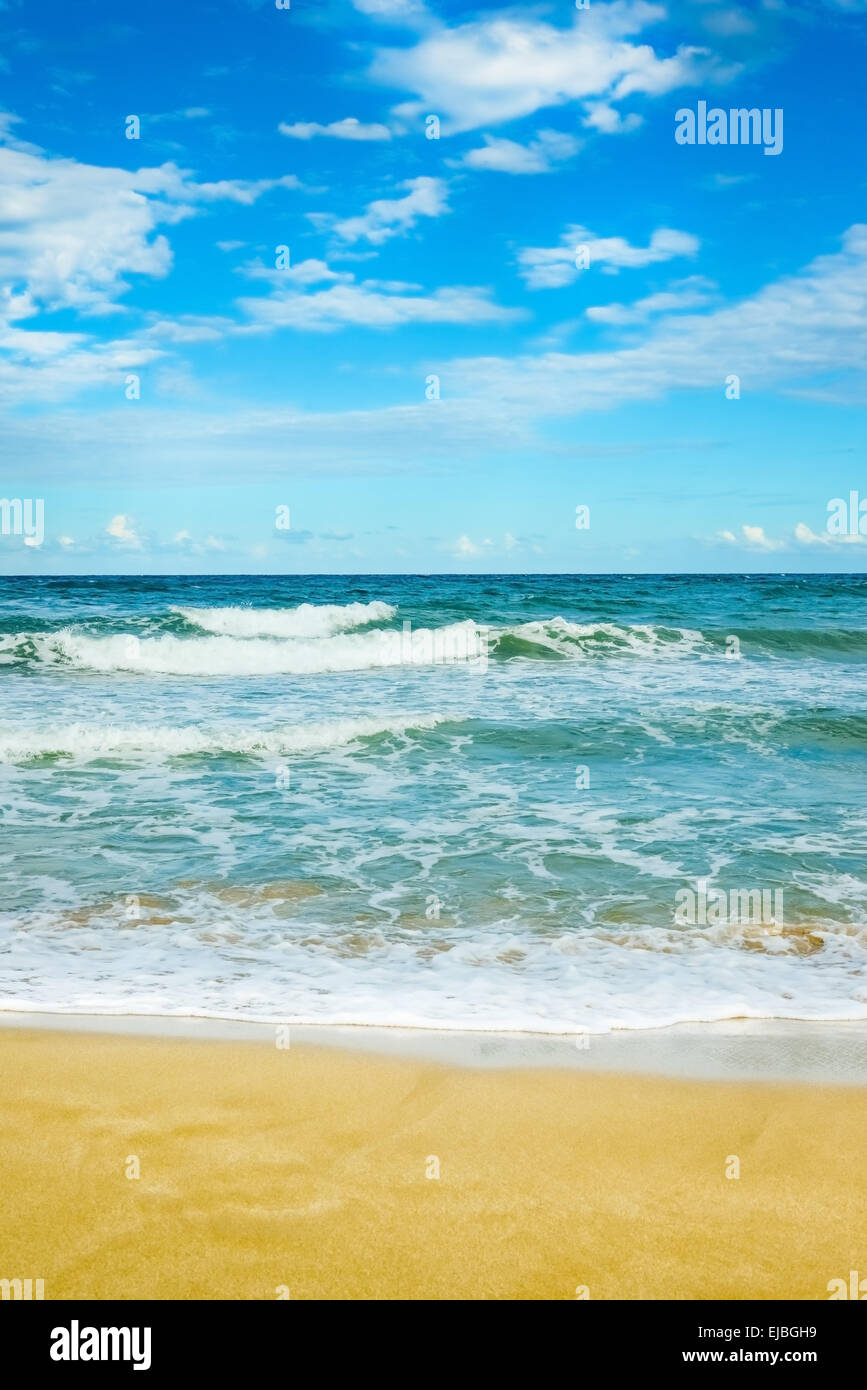 sandy sea beach Stock Photo - Alamy