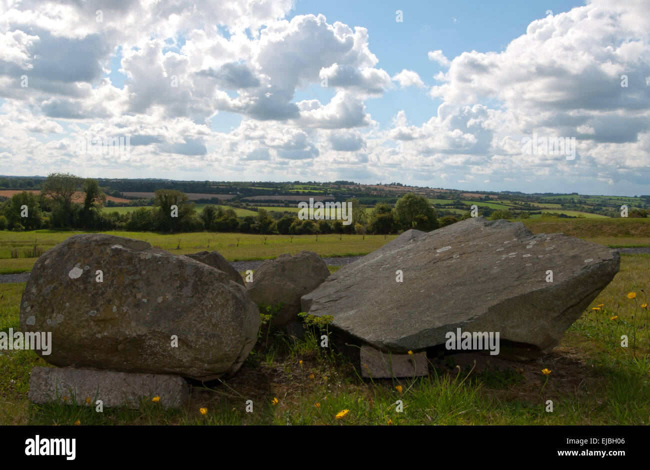 Irish Countryside, Knowth, County Meath, Ireland Stock Photo - Alamy