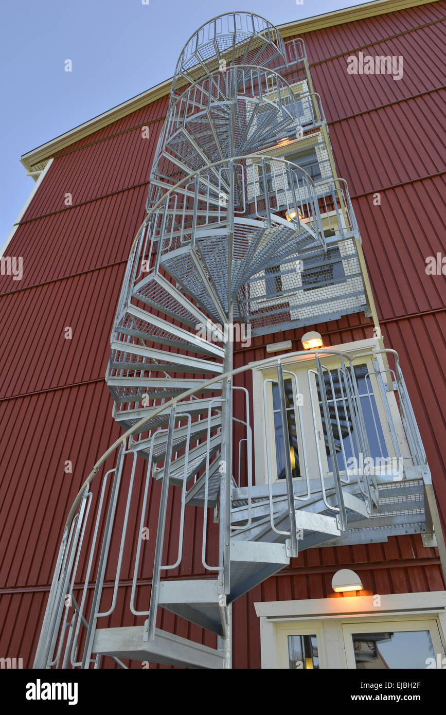 Hotel Fire Escape Stairs High Resolution Stock Photography and Images ...