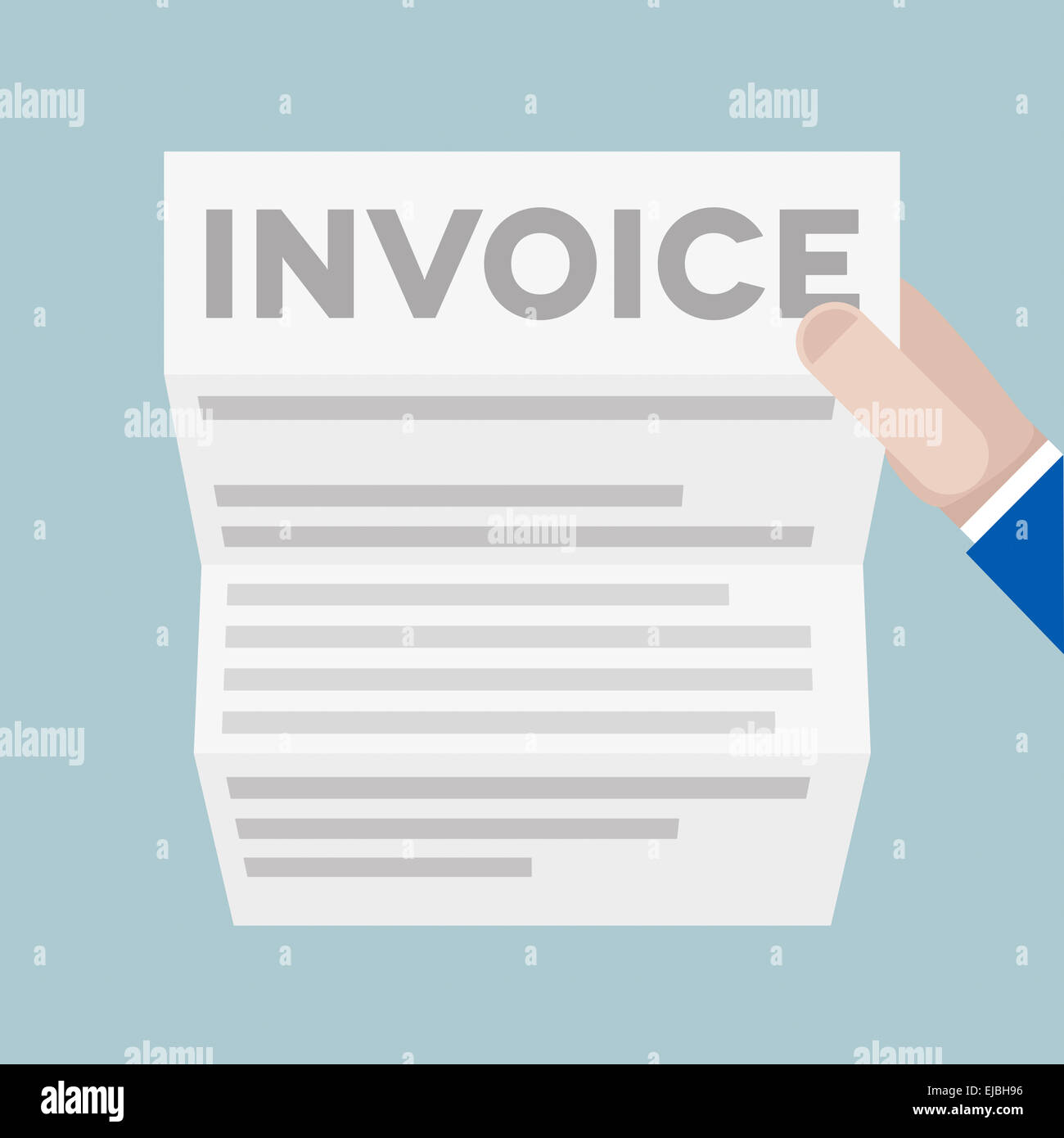 Invoice design hi-res stock photography and images - Alamy