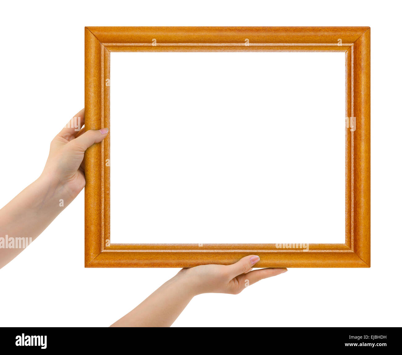 Frame in hands Stock Photo - Alamy