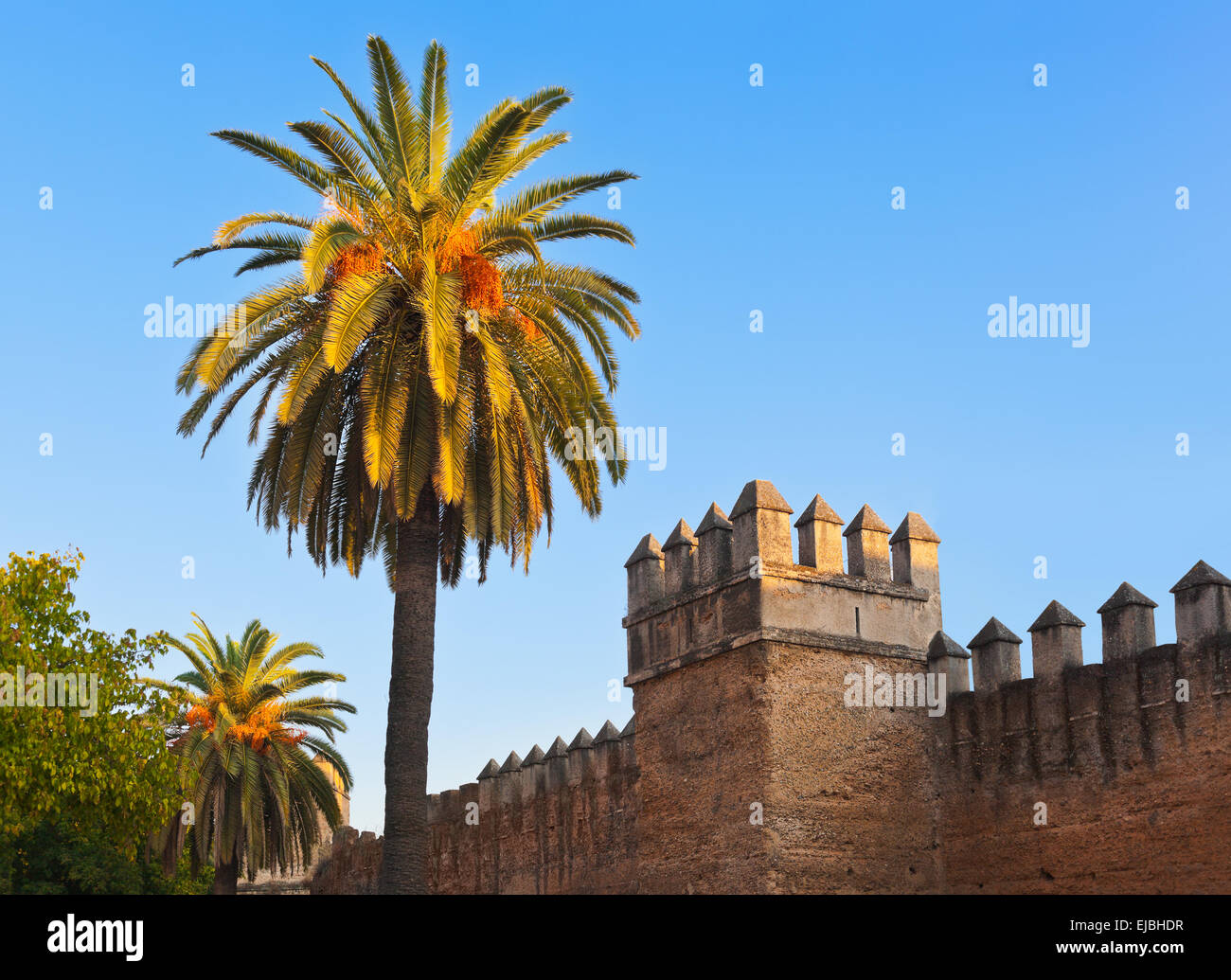 Old spanish brick wall hi-res stock photography and images - Alamy