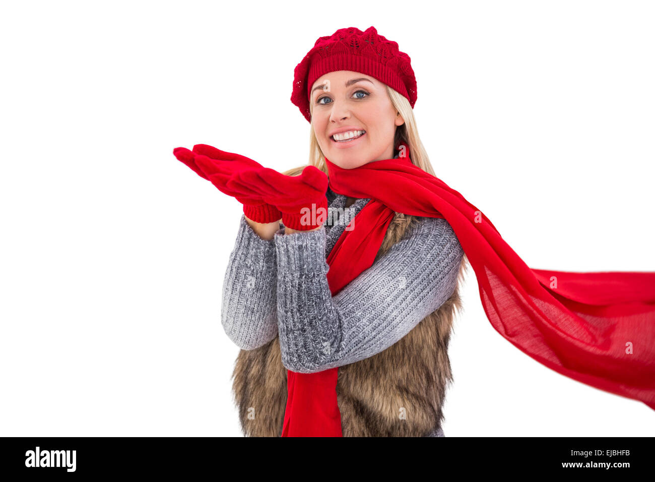 Scarf blowing in wind hi-res stock photography and images - Alamy