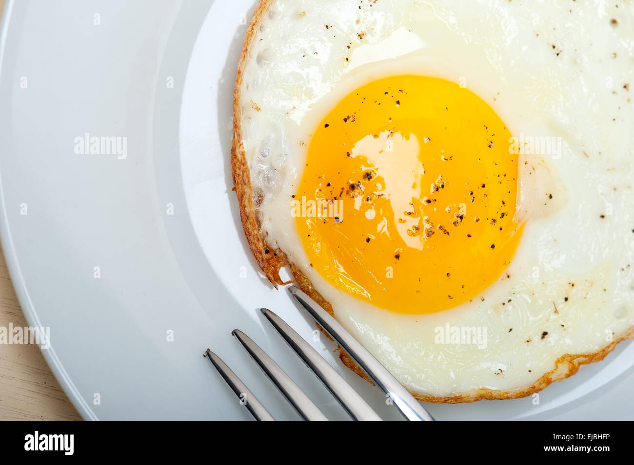 egg sunny side up Stock Photo - Alamy
